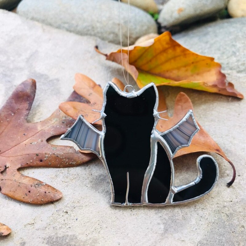 Bat Stained Glass - Etsy