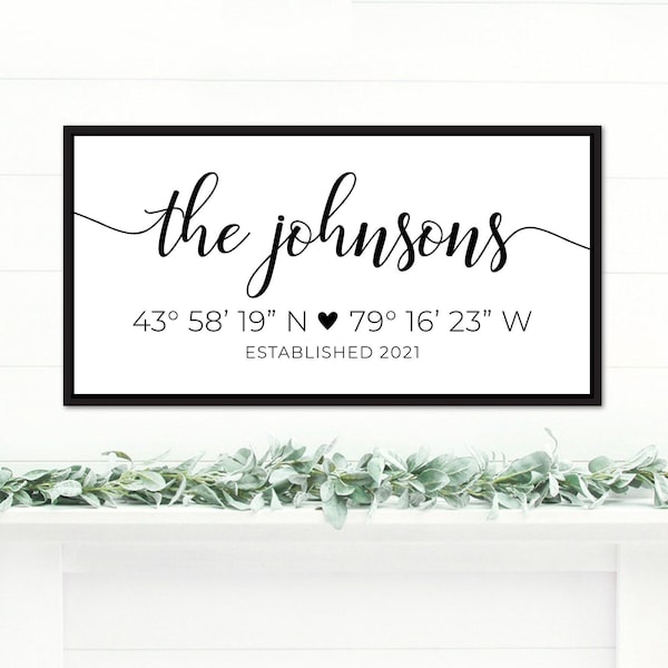 Gps Coordinates Sign - Etsy