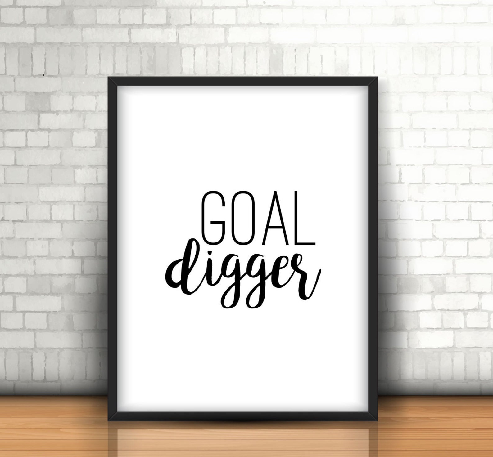 Goal Digger Print You Got This Digital Download Modern Home - Etsy