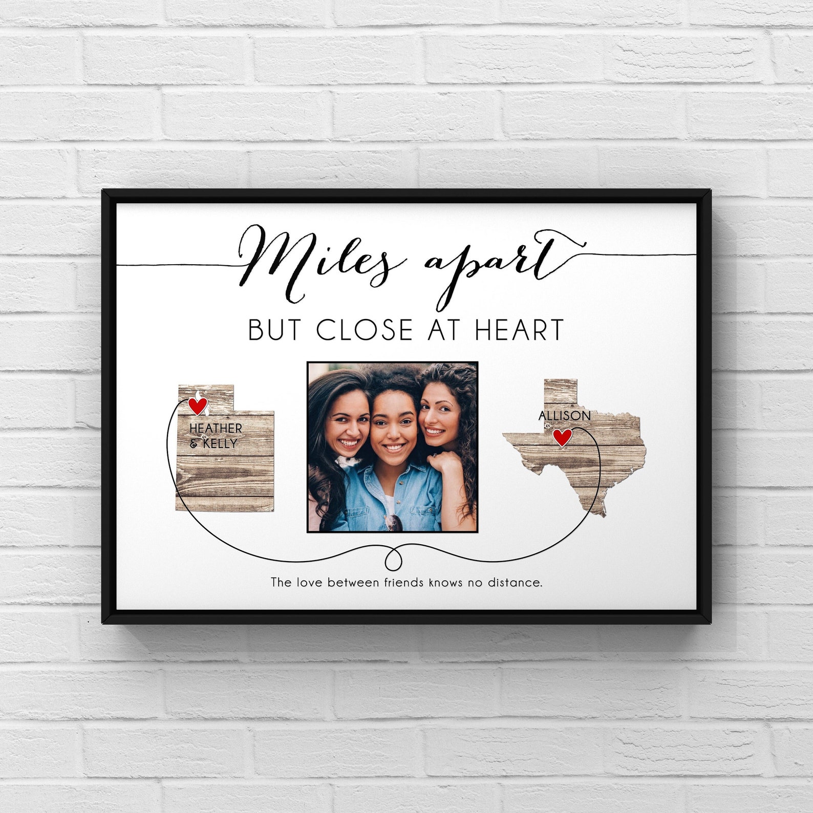 Moving States Gift for Friend, Long Distance Gift, Going Away Gift ...