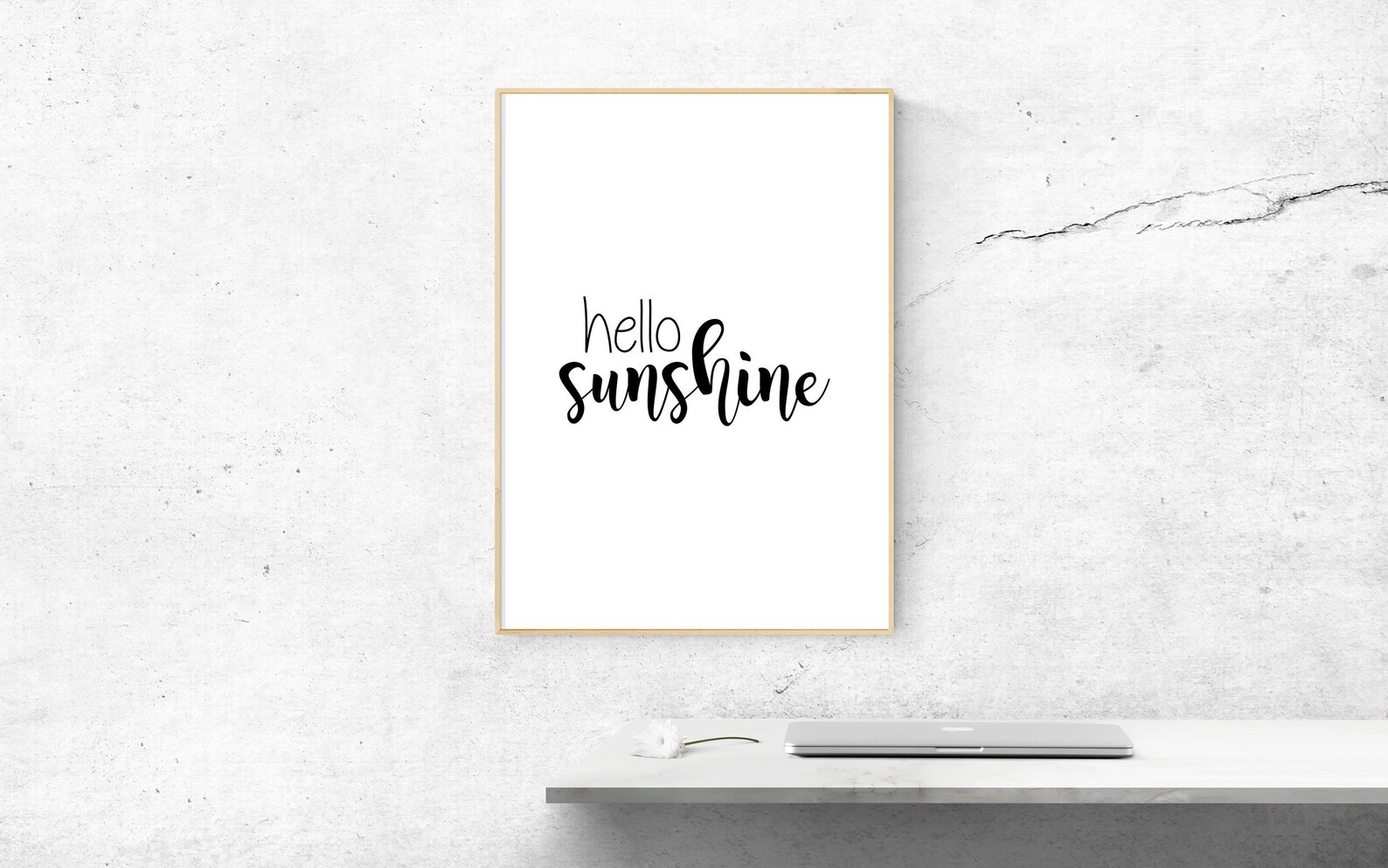 Hello Sunshine Print Summer Printable Art Digital Download Spring ...