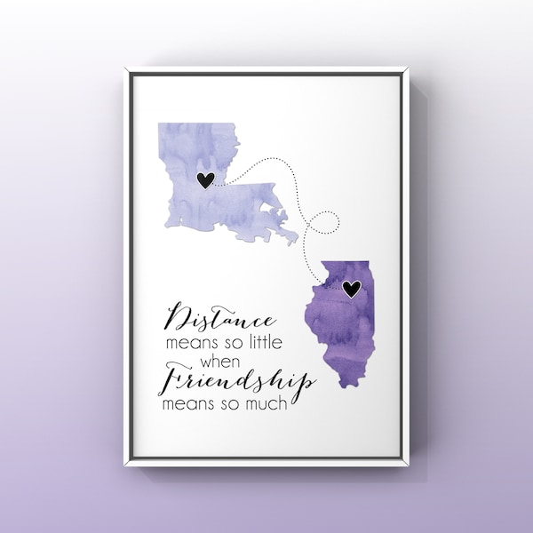 Long Distance Friend - Etsy