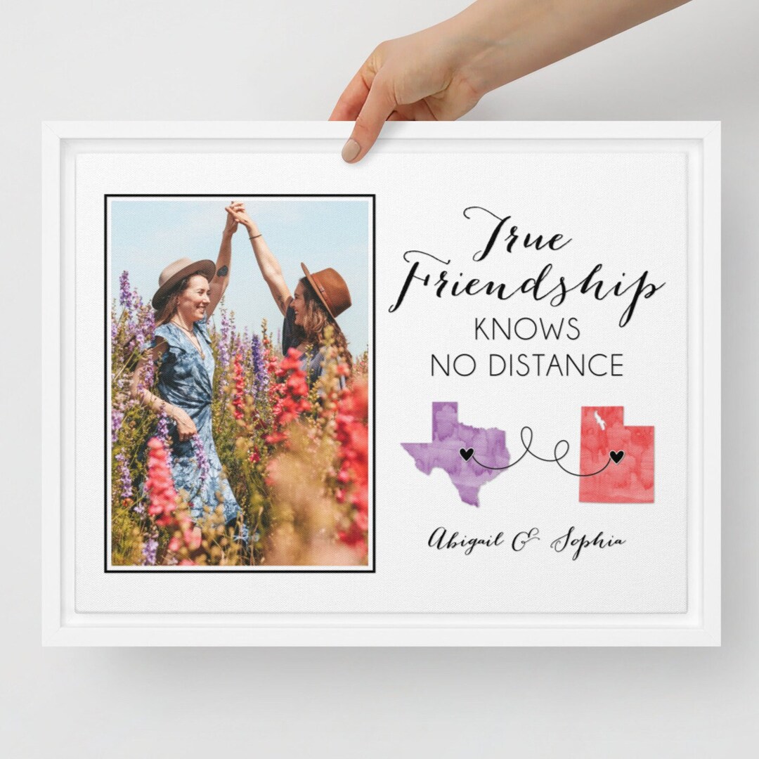 Going Away Friendship Gift, Best Friends Frame, Moving Gift With ...