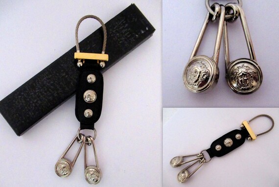 Gianni Versace Iconic Safety Pin Silver Medusa Head A Gem