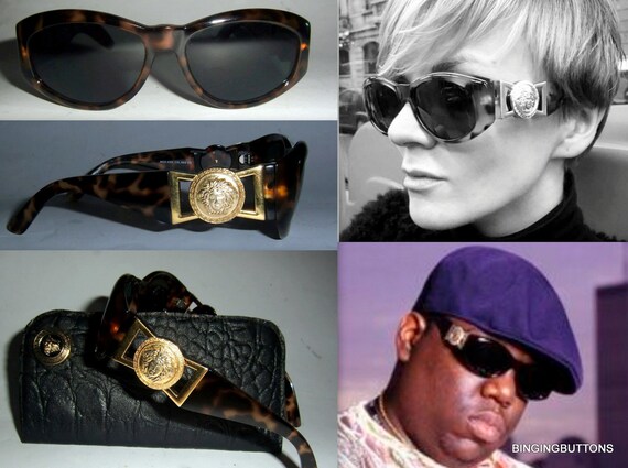 Gianni Versace Model 424 Sunglasses Vintage 1994 Ic… Gem