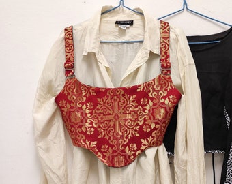 Brocade Crop Top - Etsy