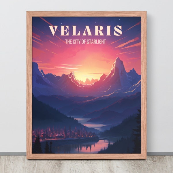 Framed Acotar Poster - Etsy