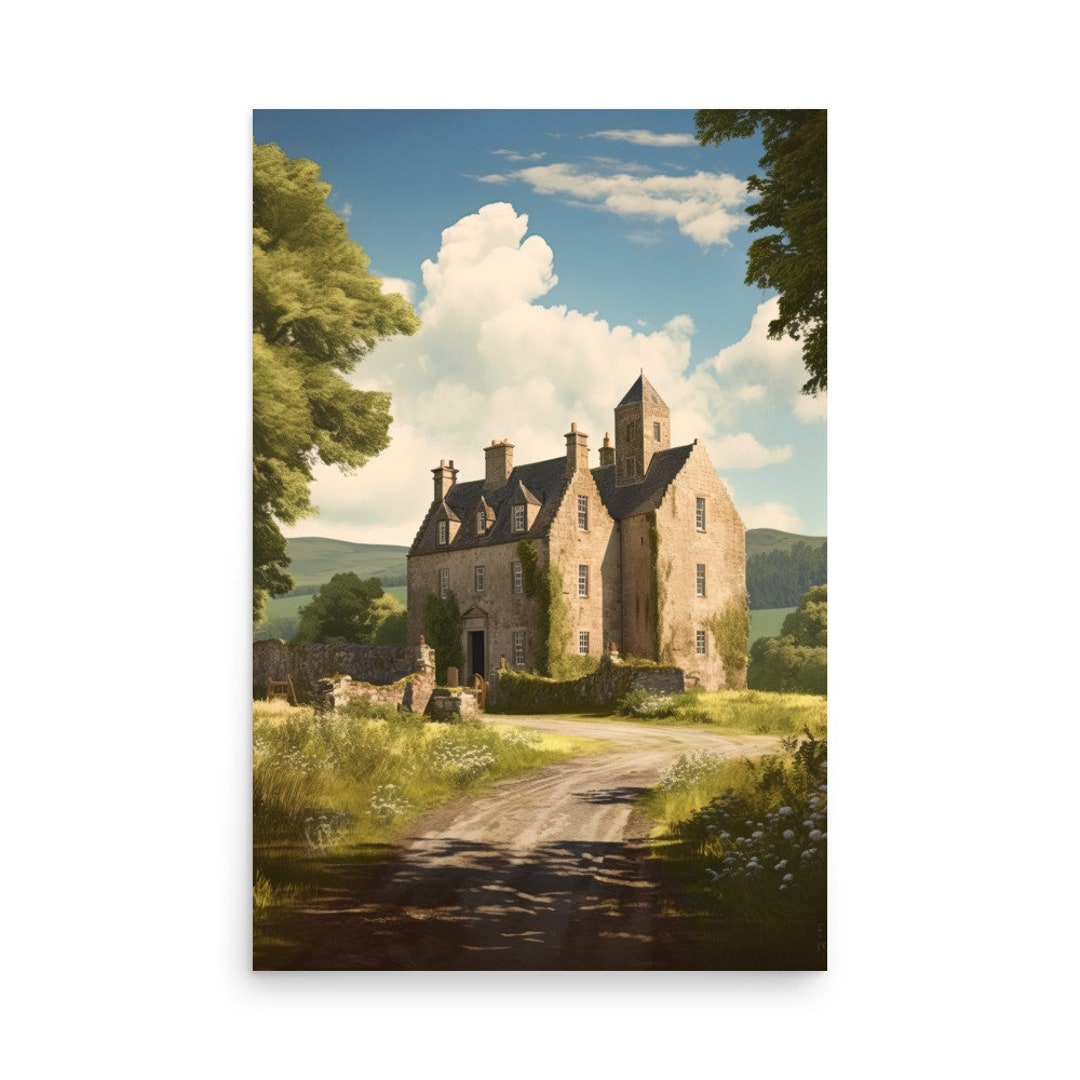 Outlander Inspired Lallybroch Art Print Gifts for Bookish Home Decor ...