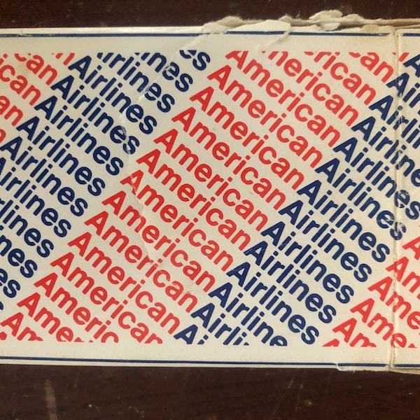American Airlines Playing Cards - Etsy