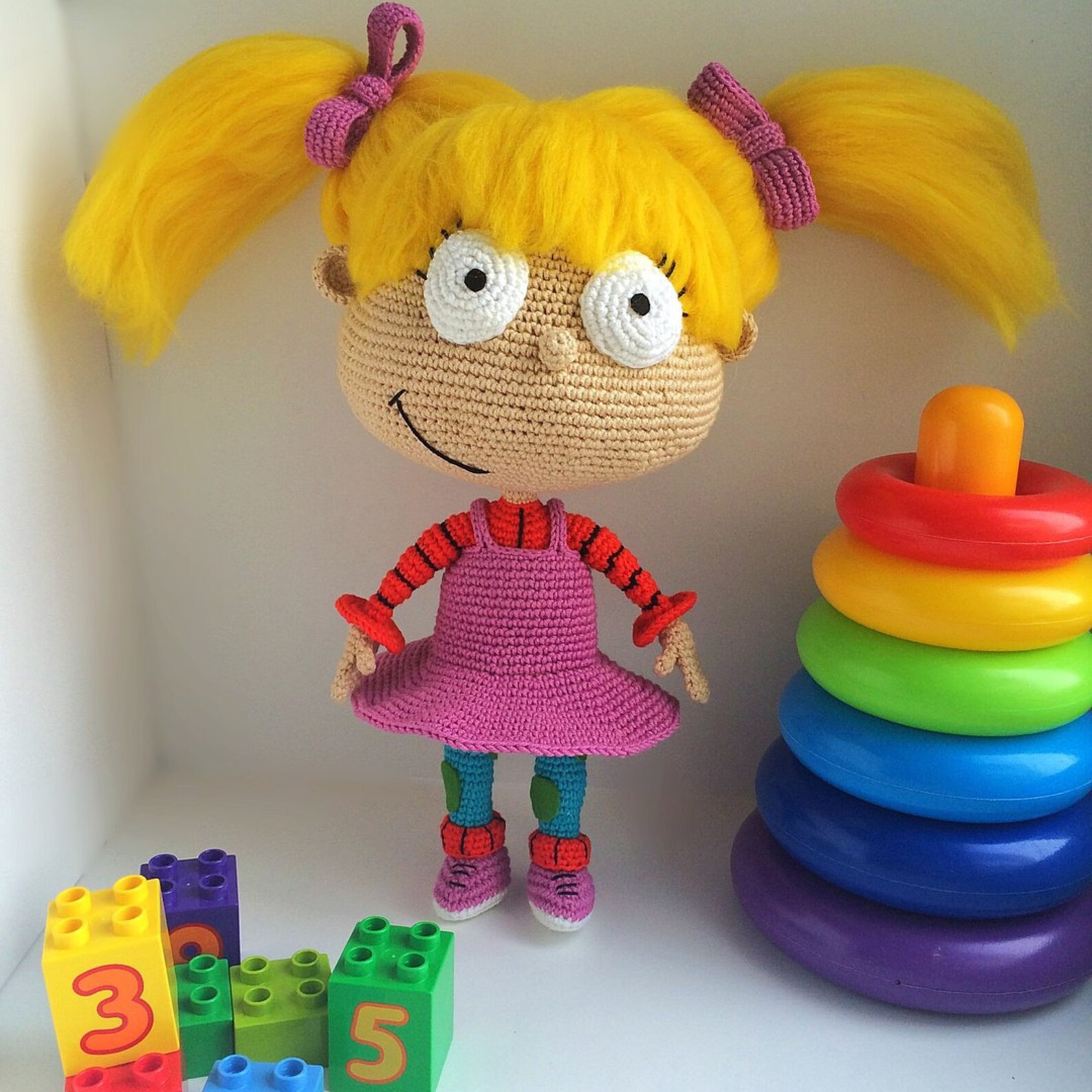Angelica Pickles By Rugrats PDF CROCHET PATTERN Instant | Etsy