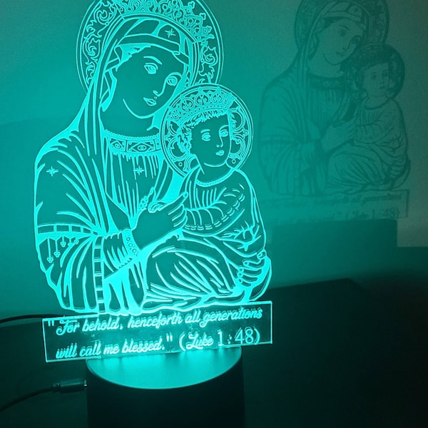 Catholic Night Light - Etsy