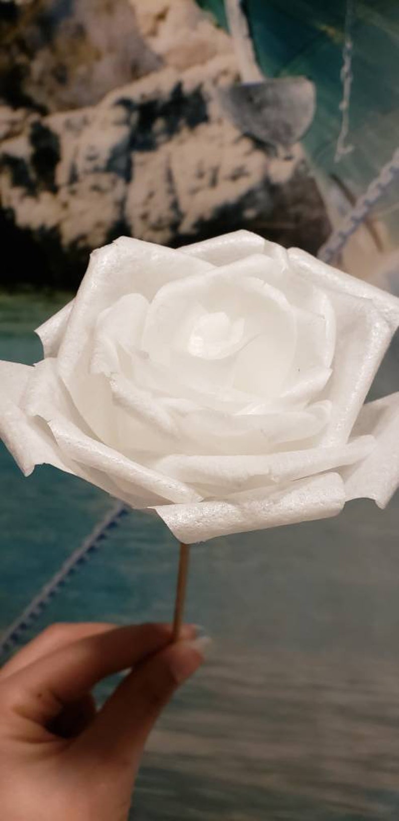 Edible Flowers 3D Realistic Edible Wafer Paper Roses - Etsy