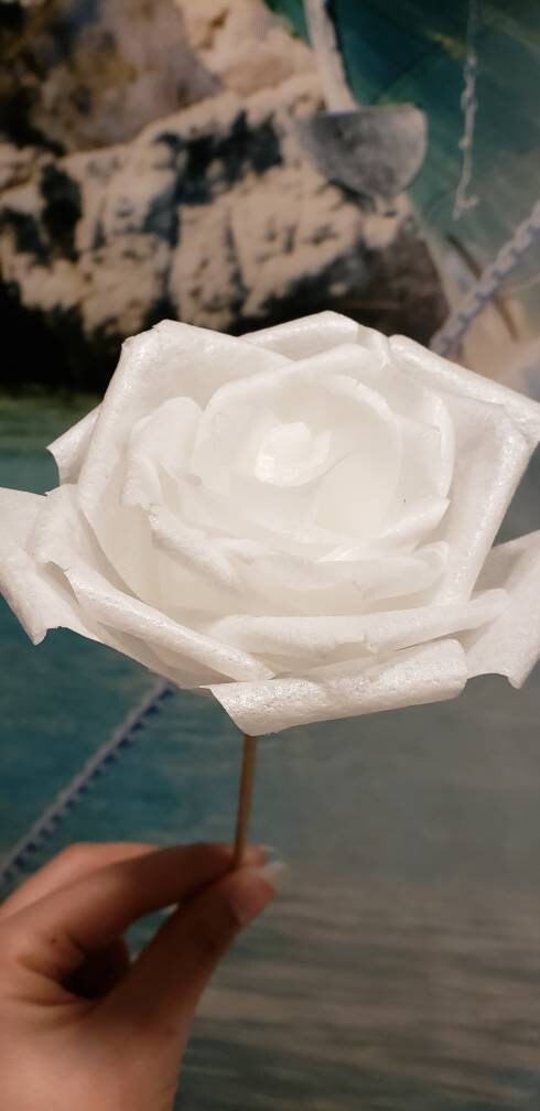 Edible Flowers, 3D Realistic Edible Wafer Paper Roses - Etsy