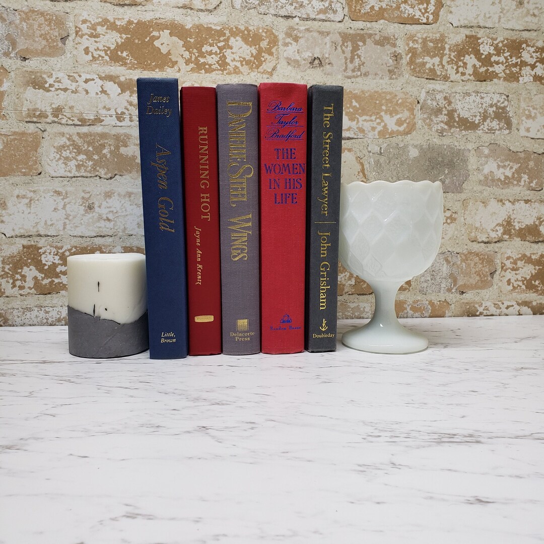 Book Bundles, Bookshelf Decoration, Decorative Book Stack, Book Decor ...