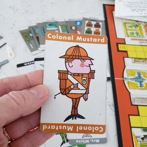1963 Clue Board Game, Vintage Board Game, Vintage Kids Game, Vintage ...