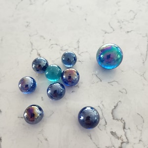 Vintage Glass Marbles, Vintage Marbles, Vintage Transparent Glass ...
