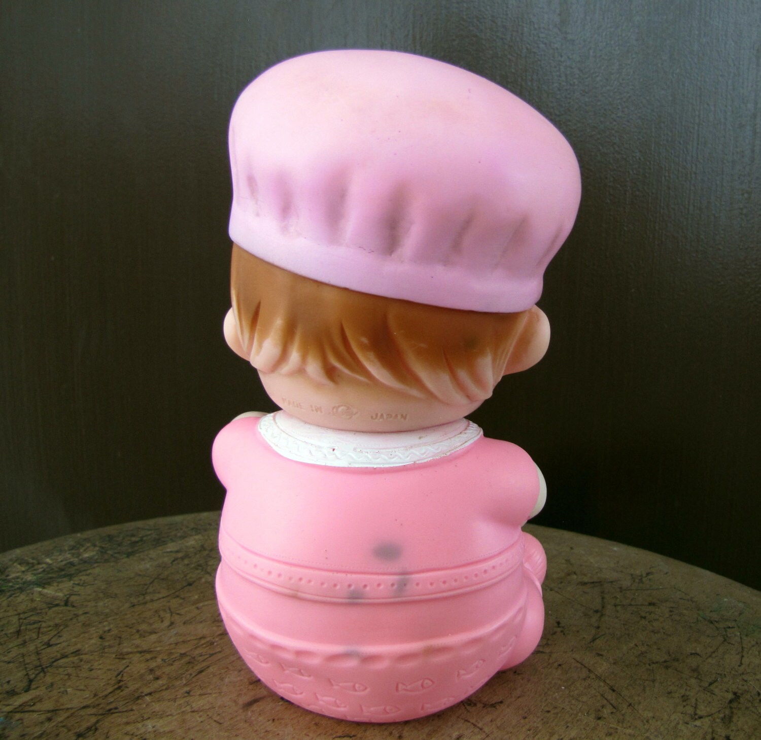 PINK DOLL, 1968 Squeazable Rubber Doll, Pink Doll Squeak Rubber, Doll ...