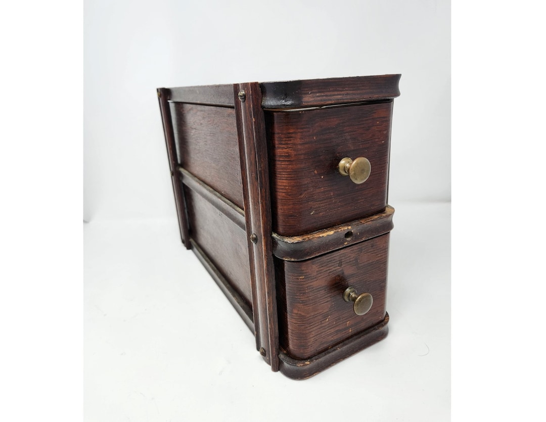 Double Sewing Drawer, Antique Sewing Drawer, Wood Drawer, Sew Machine ...