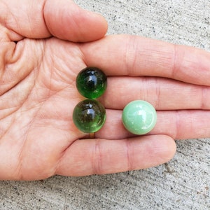 Vintage Opaque Marbles, Glass Marbles, Vintage Opaque Color Glass ...
