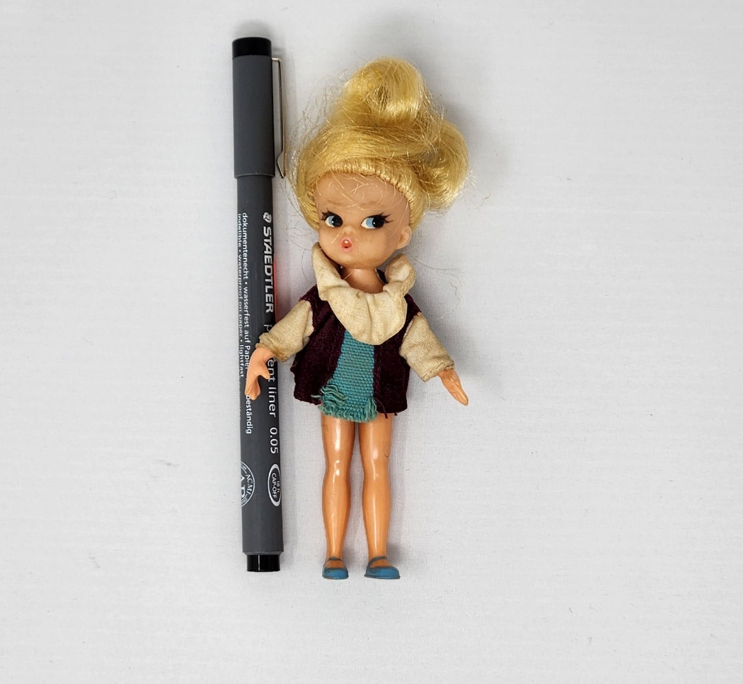 Hasbro Doll, 1967 Doll, Vintage Hasbro Doll, Mini Doll, Collectible ...