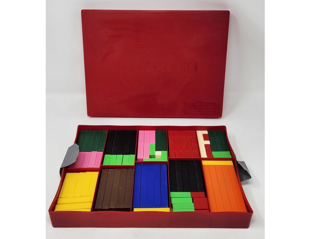 Vintage Colomath, Calculating Blocks Set, 1970s Learning Math, Learning ...