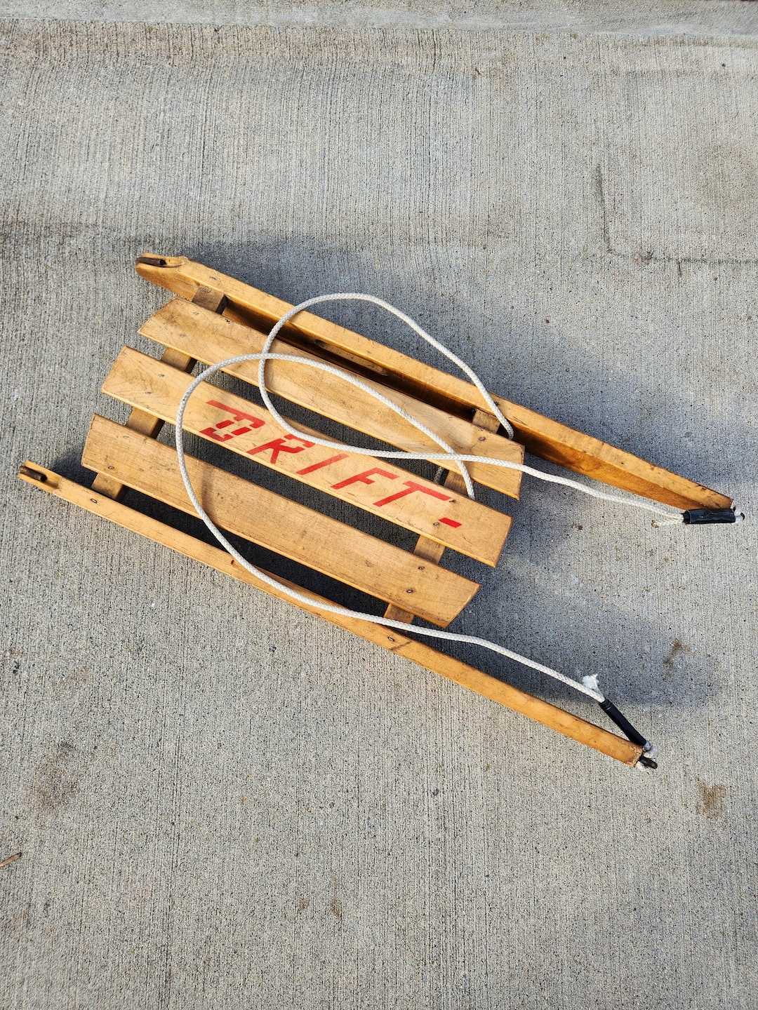 Vintage Wood Sled, Drift Sled, Decorative Sled, Christmas Decor, Winter ...