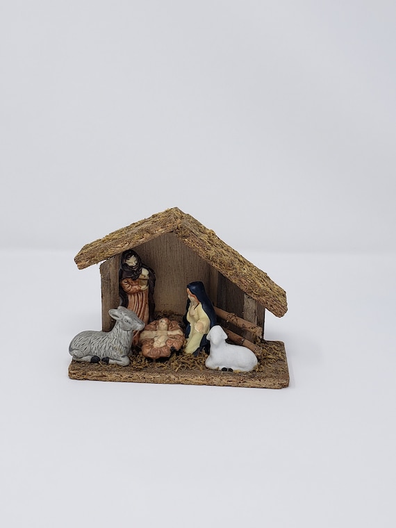 Nativity Creche Vintage Creche Vintage Christmas Mary - Etsy