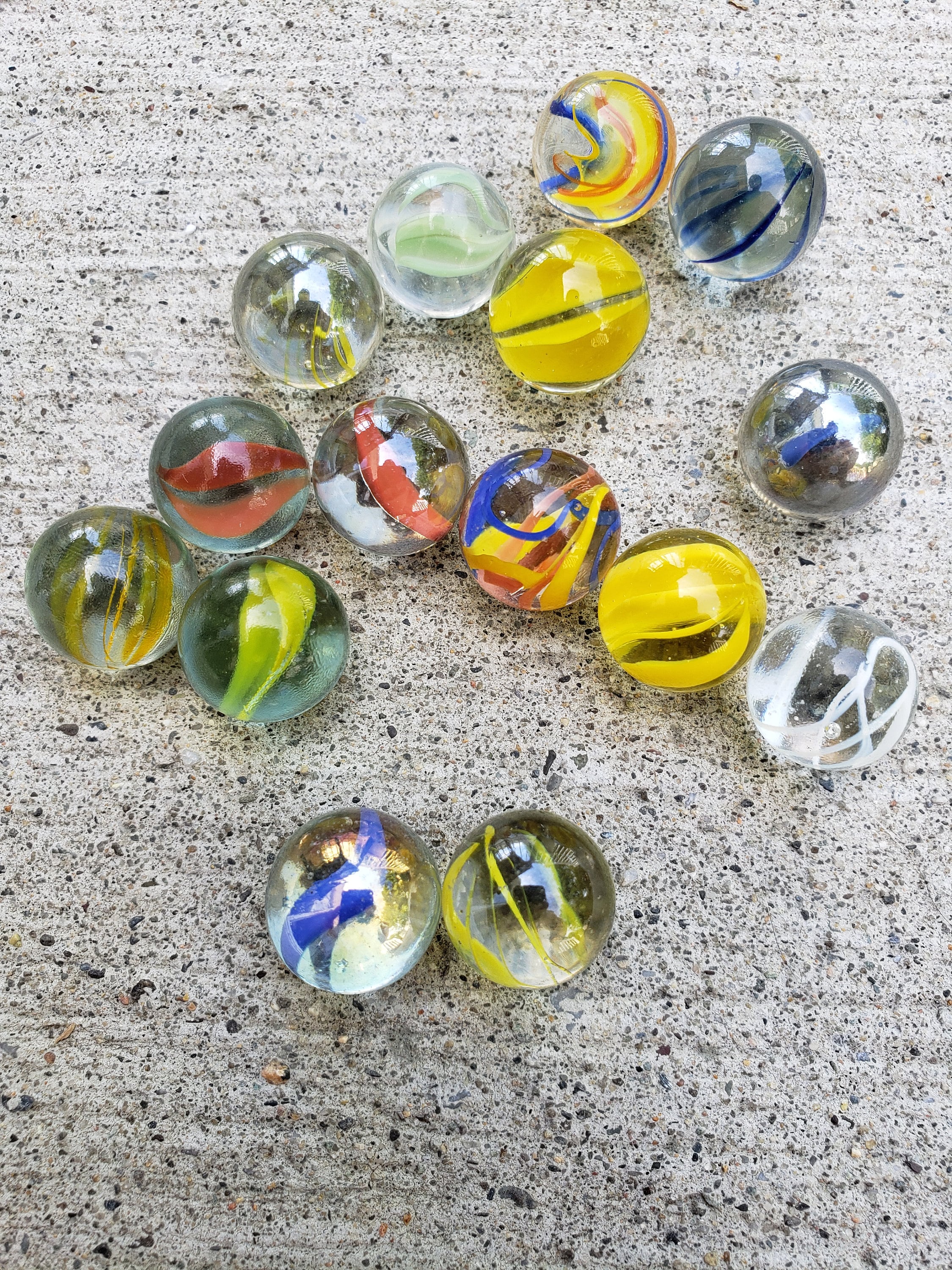 Vintage Transparent Swirl Marbles Glass Marbles Vintage - Etsy