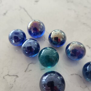 Vintage Glass Marbles, Vintage Marbles, Vintage Transparent Glass ...