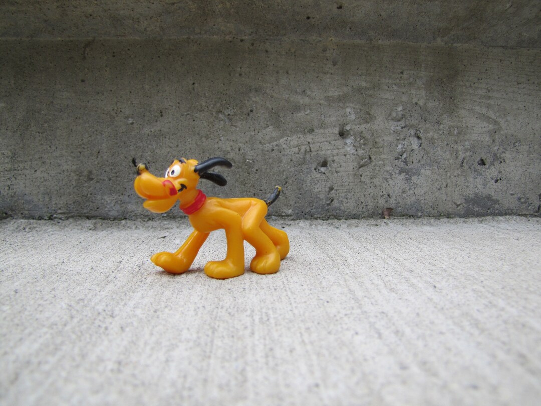 Pluto Disney Figurine, Mickey Mouse Dog, Pluto Dog, Nursery Decor, Walt ...