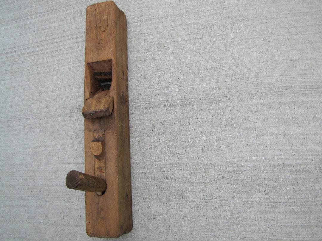 Large Hand Planer, Upcycled Wooden Plane, Vintage Wooden Planer, Coat ...