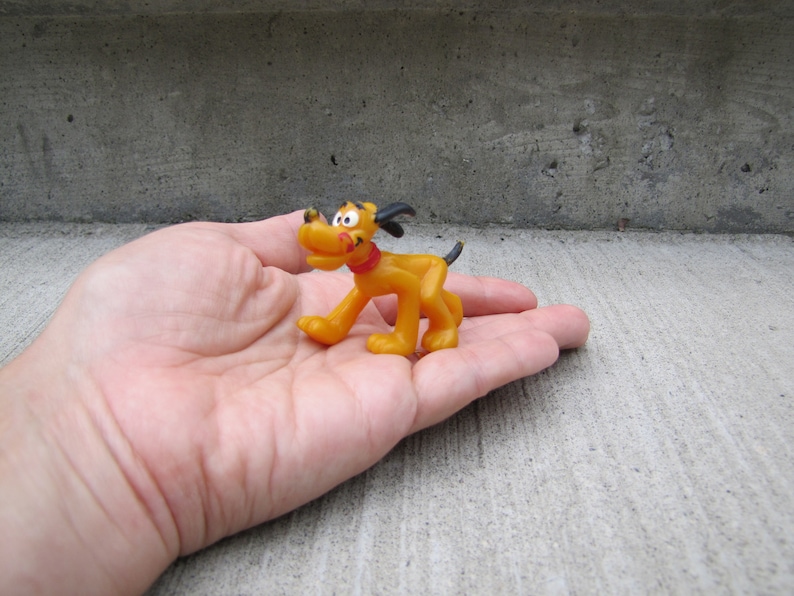 Vintage Pluto Disney Figurine, Nursery Decor, Collectible Disney Dog - Etsy