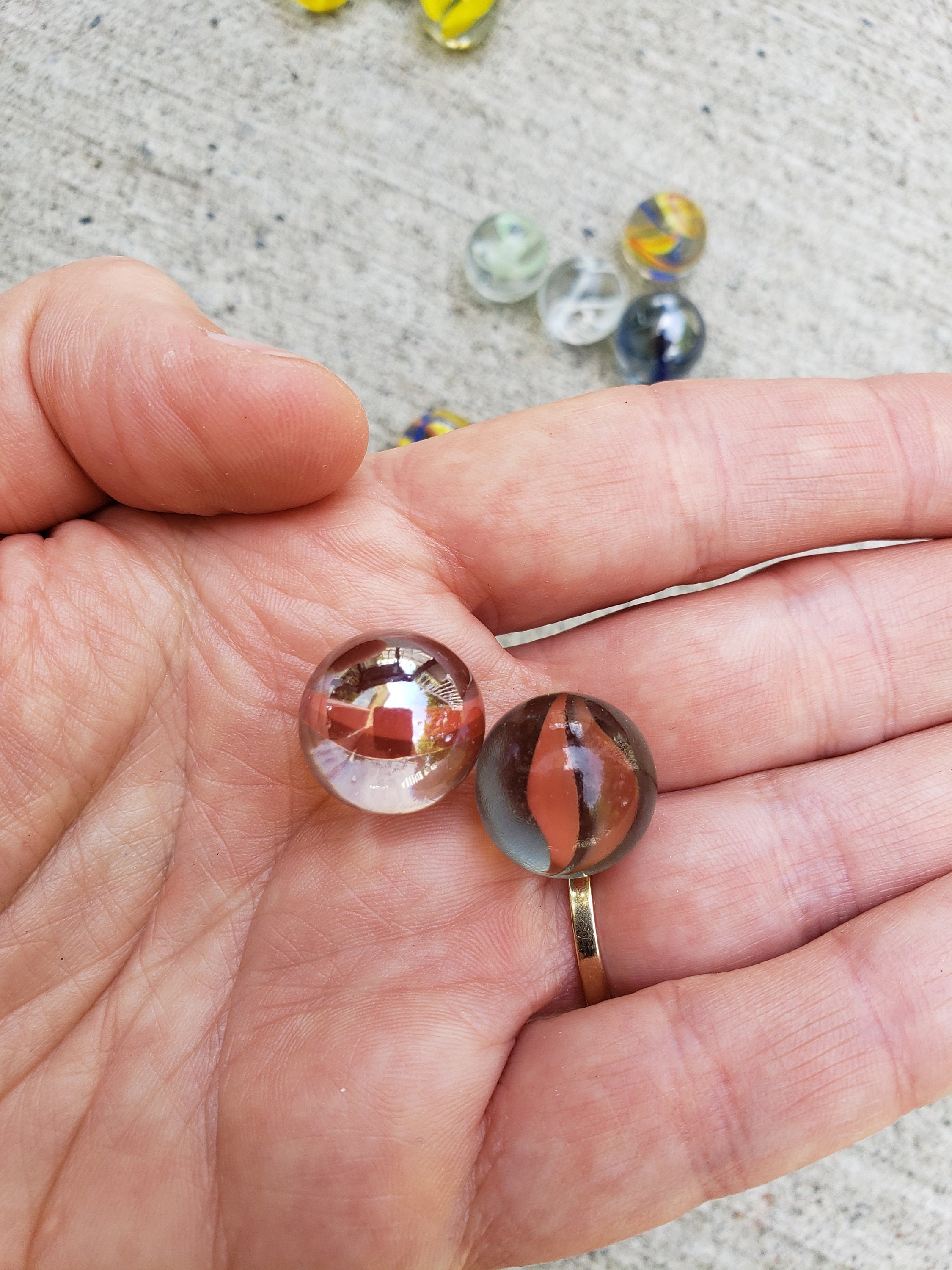 Vintage Transparent Swirl Marbles Glass Marbles Vintage - Etsy