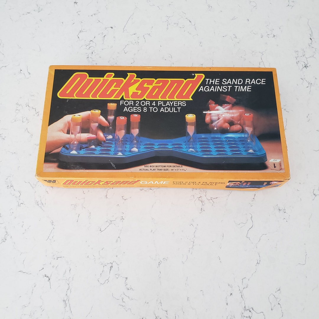 Quicksand Board Game, 1980s Board Game, Vintage Game, 1980s Quicksand ...