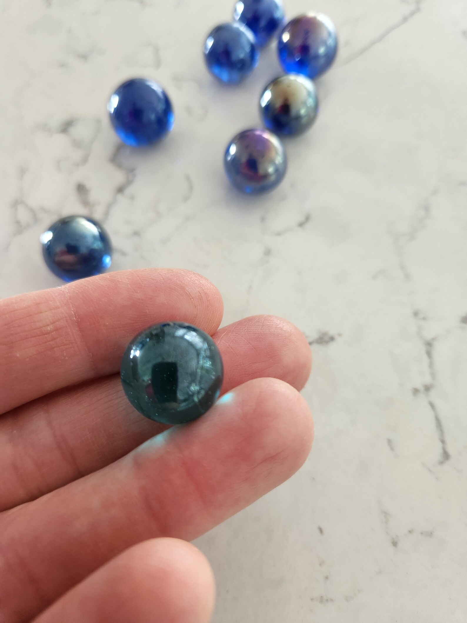 Vintage Glass Marbles, Vintage Marbles, Vintage Transparent Glass Marbles, DIY Project Marbles ...