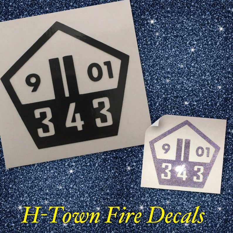 9/11 Memorial 343 HIGHLY REFLECTIVE Durable Fire - Etsy