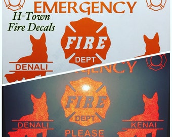 PET ALERT Sign Save Our Pets Rescue Fire Firefighter Police - Etsy