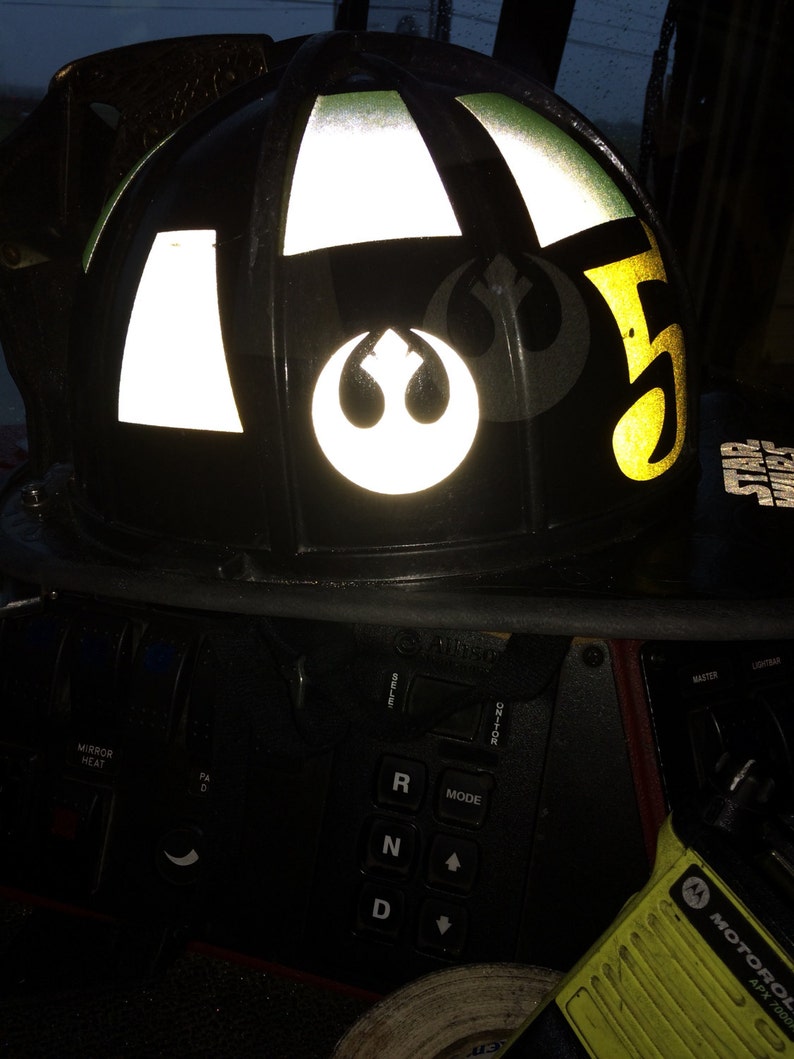 Rebel Symbol HIGHLY REFLECTIVE Durable Fire Helmet - Etsy