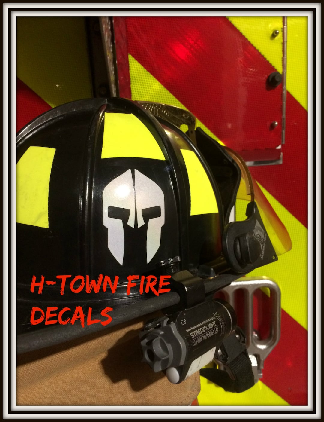 Helmet Logo -> HIGHLY REFLECTIVE