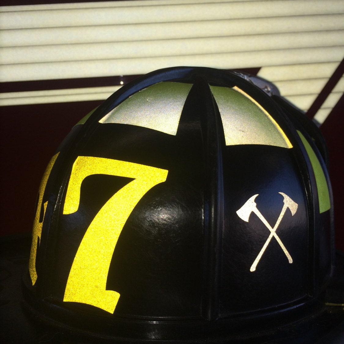 Set of Axes HIGHLY REFLECTIVE Durable Fire Helmet | Etsy