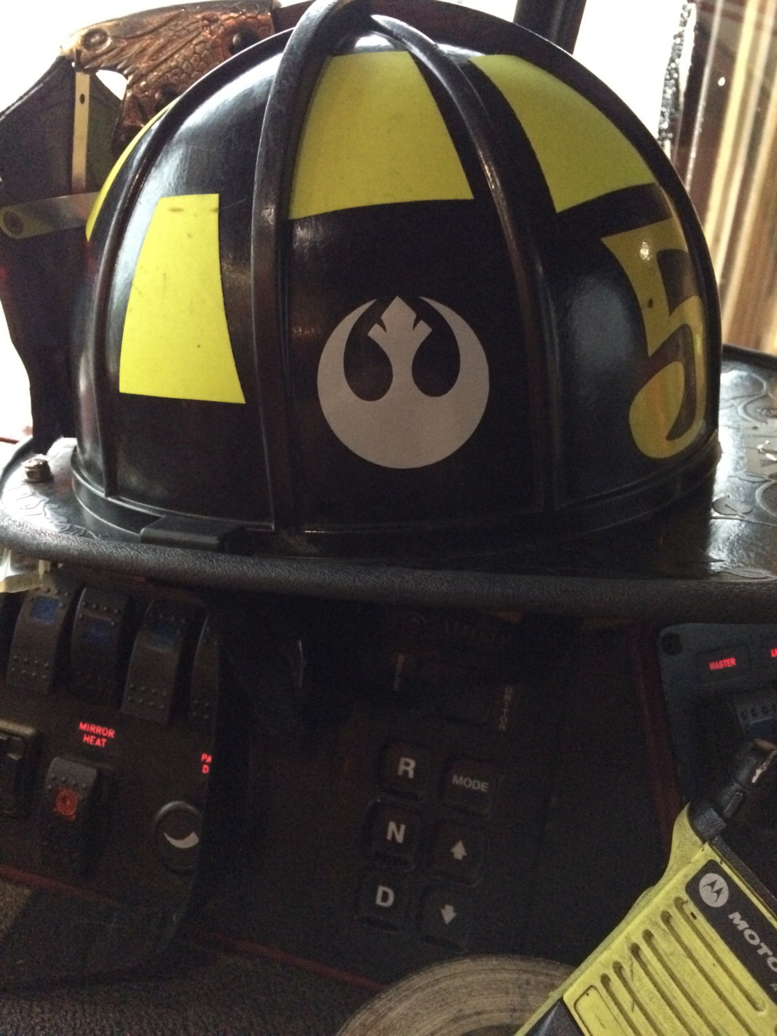 Rebel Symbol HIGHLY REFLECTIVE Durable Fire Helmet - Etsy