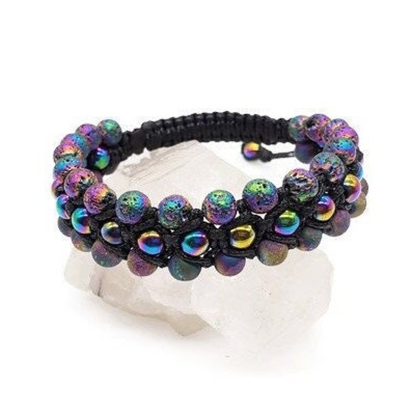 3 Row Bracelet - Etsy
