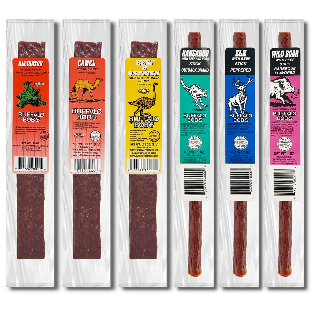 Buffalo Bob's 6 Piece Exotic Meat Sampler - Etsy