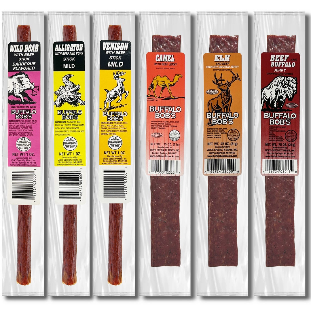 Buffalo Bob's 6 Piece Exotic Meat Sampler - Etsy