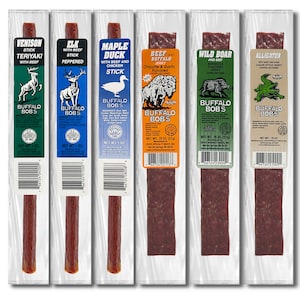 Buffalo Bob's 6 Piece Exotic Meat Sampler - Etsy