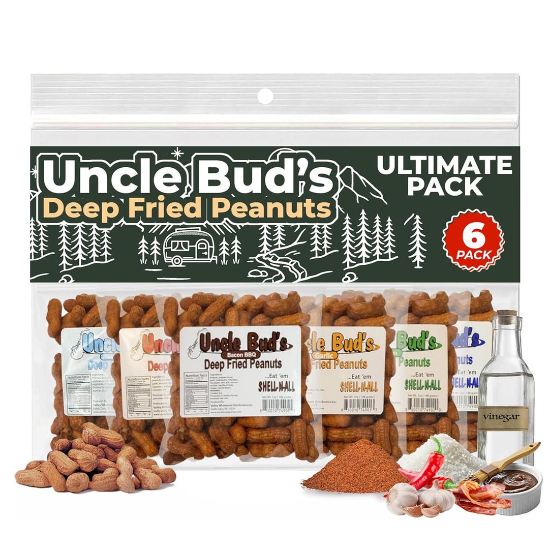 Uncle Bud's Deep Fried Peanuts in Shell (ultimate Pack) - Etsy