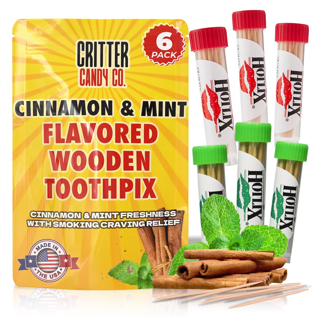 Hotlix Flavored Toothpicks, Travel Toothpicks, Wooden Toothpicks, Fancy ...