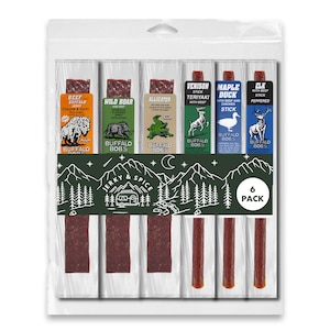 Buffalo Bob's 6 Piece Exotic Meat Sampler - Etsy
