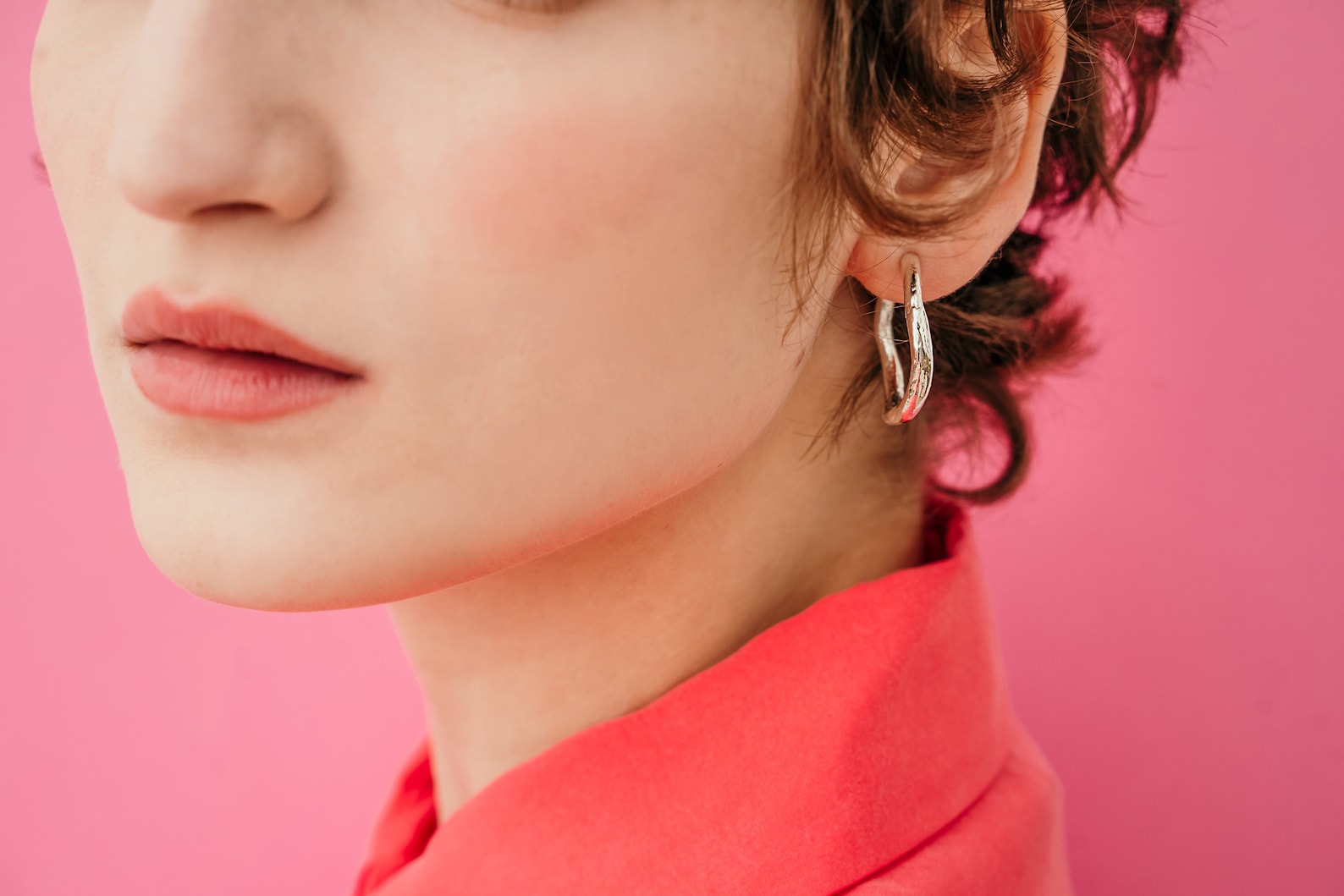 Chunky gold hoops Thick gold hoops Unique gold plated large | Etsy