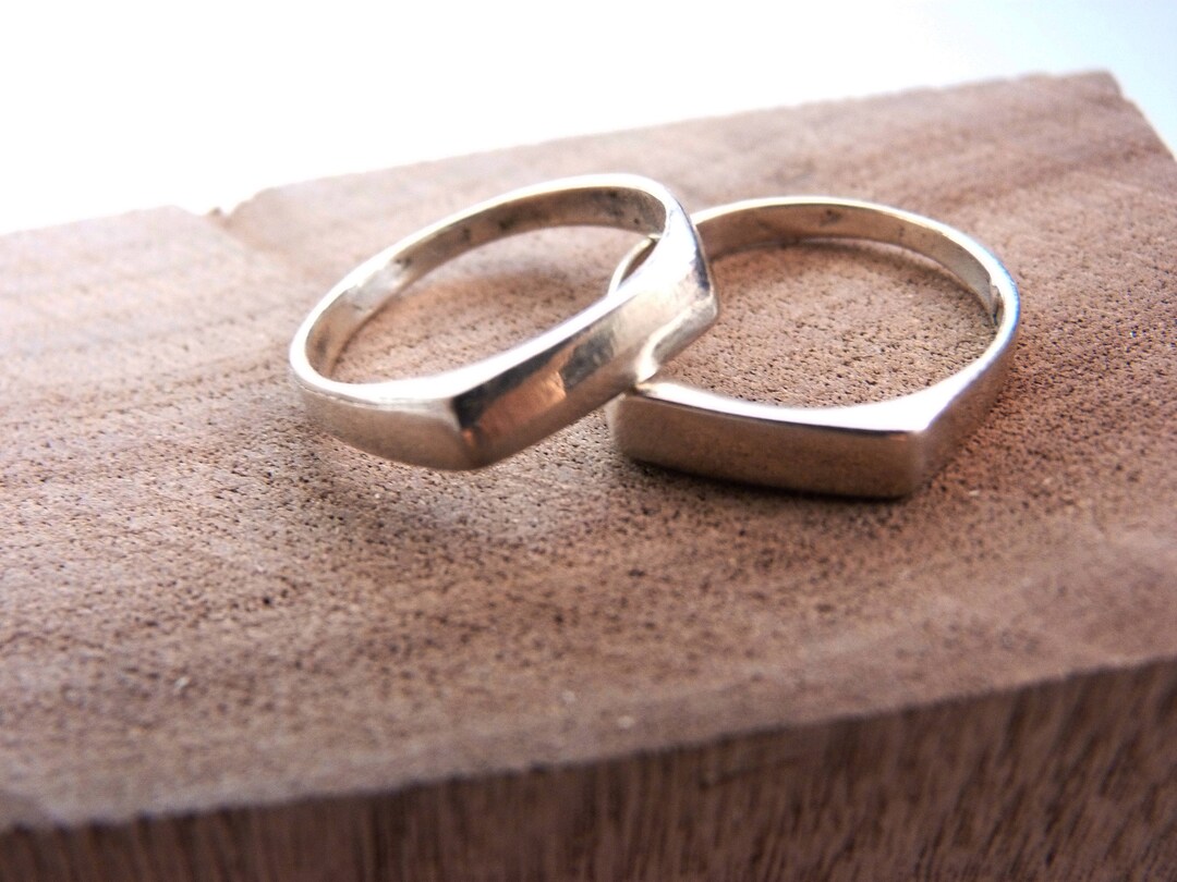 Sterling Silver Pinky Ring Women, Simple Ring, Small Signet Ring ...